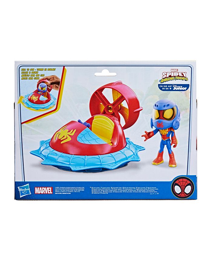Spidey and His Amazing Friends Marvel Web-Spinners Spidey with Hover ...