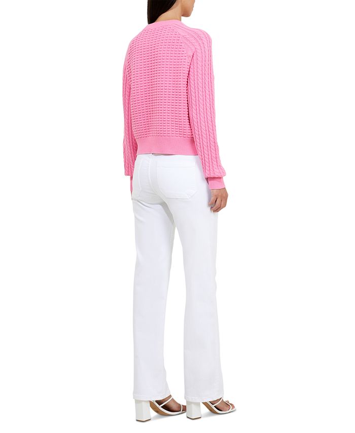 French Connection Women's Mozart Popcorn Cotton Sweater - Macy's