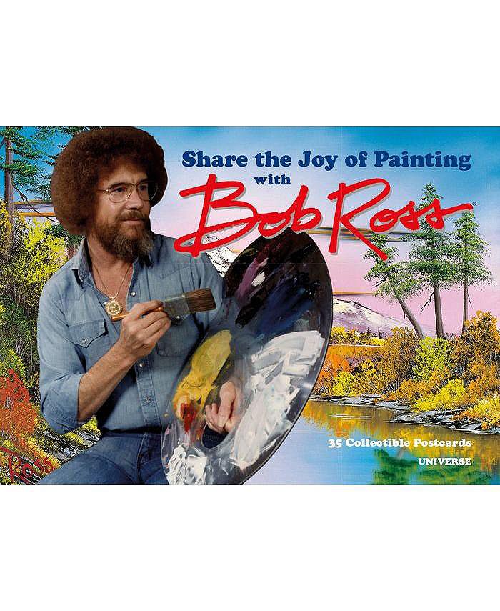 Barnes & Noble Share the Joy of Painting with Bob Ross- 32 Postcards by ...