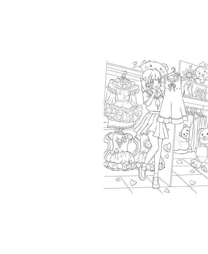 Barnes & Noble The Manga Artist's Coloring Book- Fashion!- Fun Clothes ...