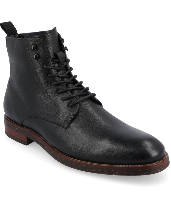 Thomas & Vine Men's Burbank Tru Comfort Foam Plain Toe Lace-up Ankle ...