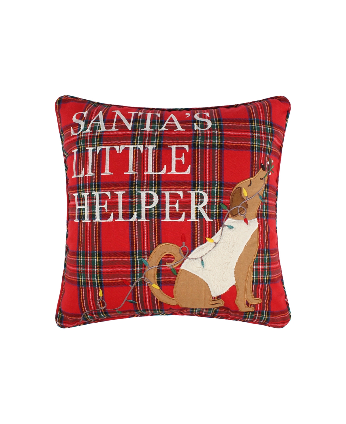 Click here for Levtex Jingle Paws Embroidered Decorative Pillow... prices