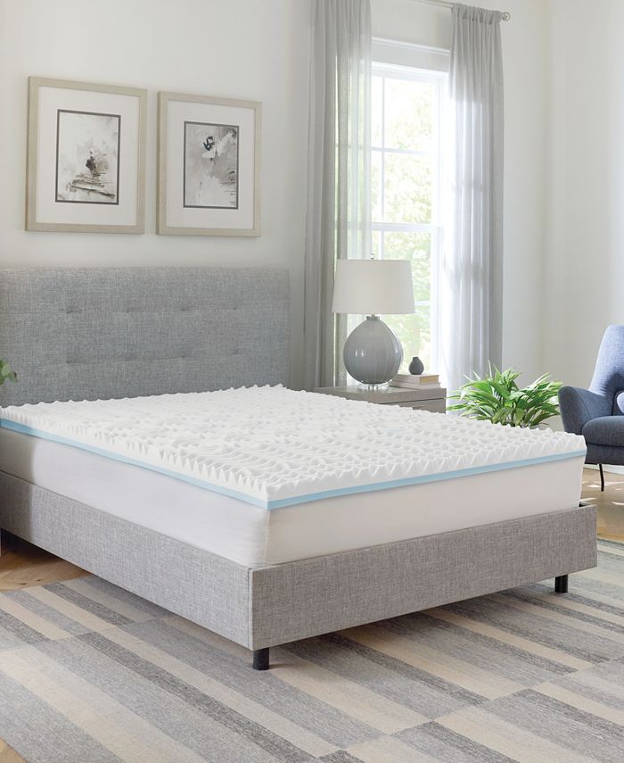 ProSleep 3" Reversible Dual Sided Memory Foam Mattress Topper, Full ...