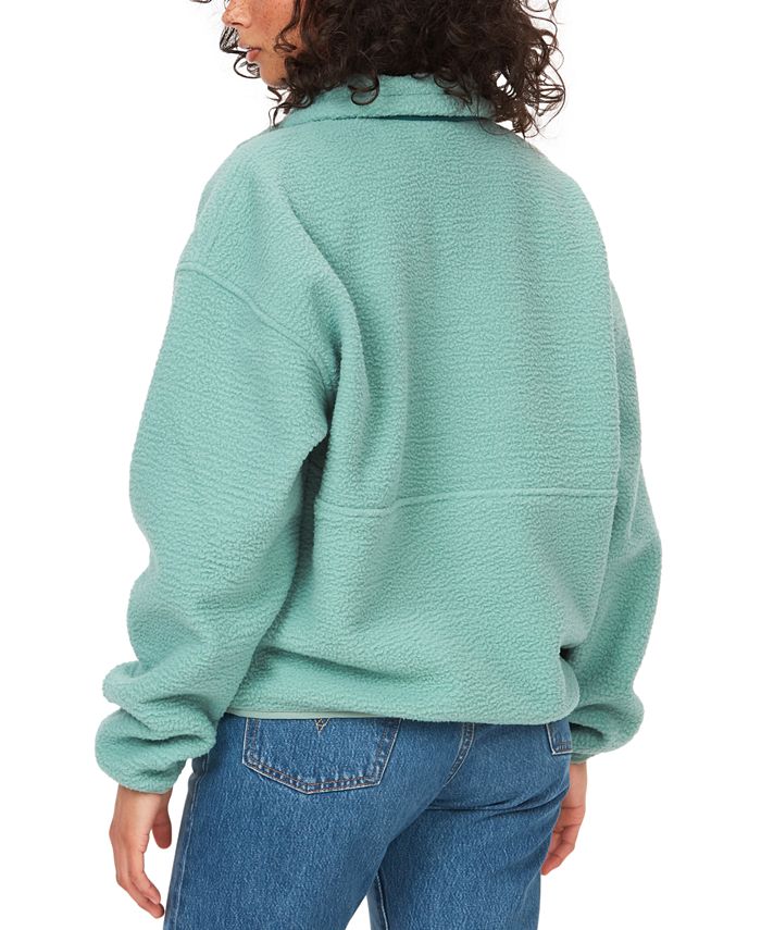 Marmot Women's Collared Zip-Front Fleece Sweatshirt - Macy's
