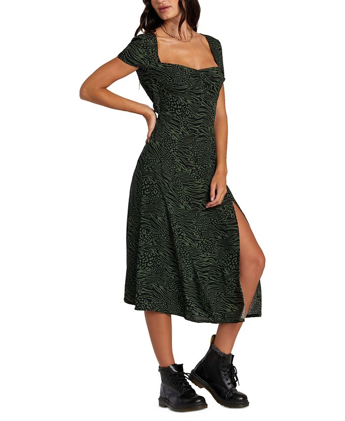 RVCA Secrets Midi Dress - Macy's