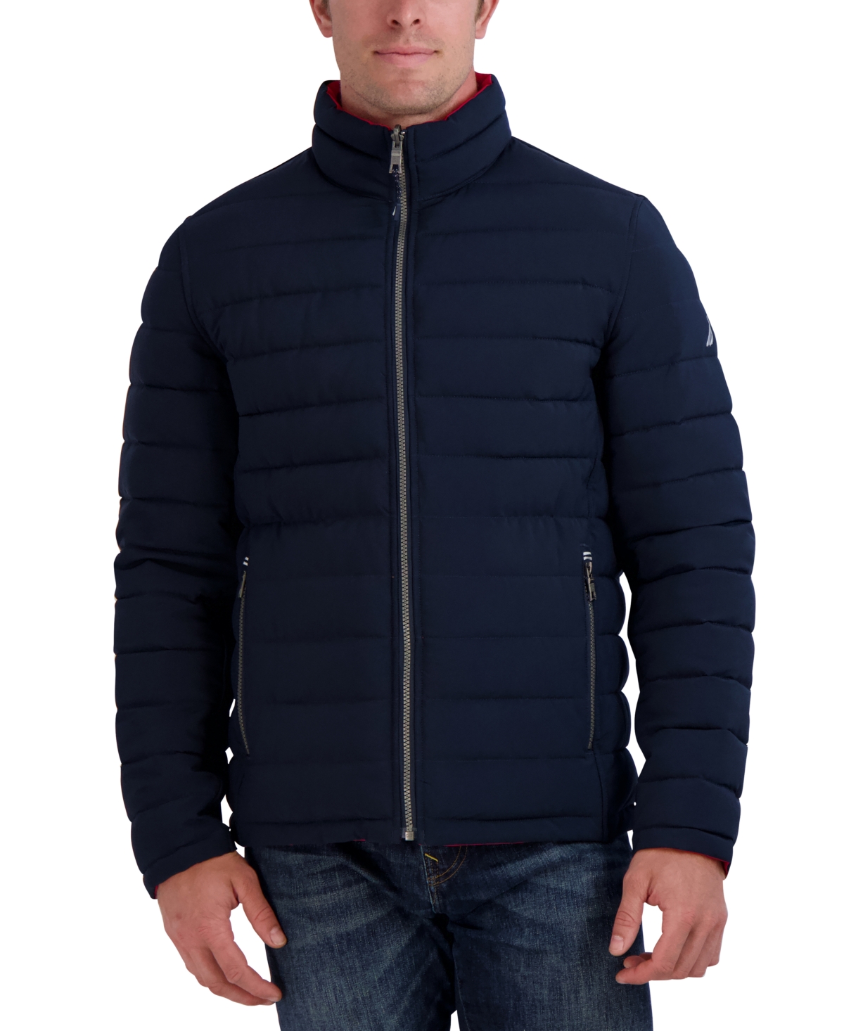 Click here for Nautica Mens Reversible Quilted Puffer Jacket - Na... prices