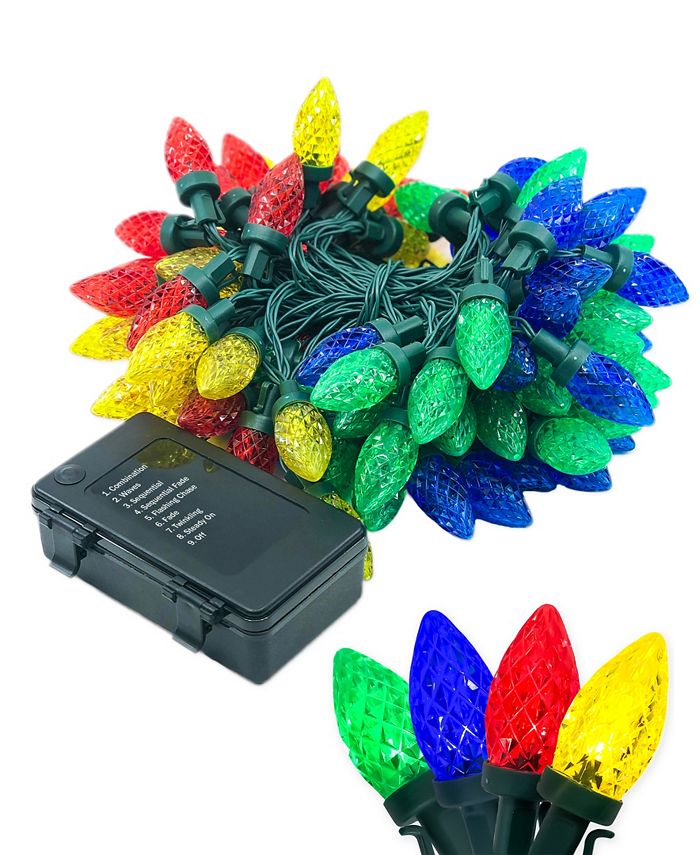 Flipo C7 100 Led Battery Operated String Lights - Macy's
