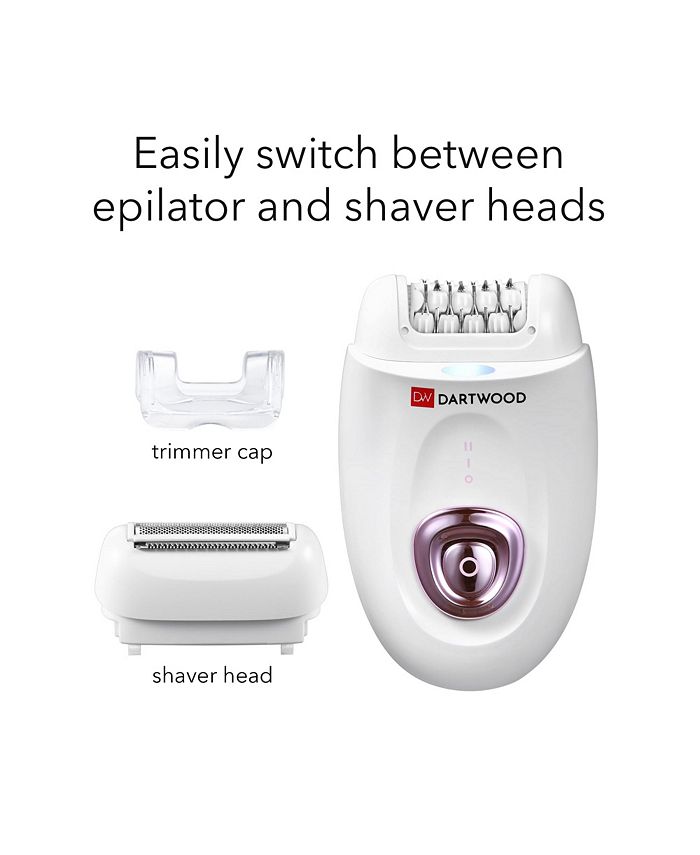 Dartwood Epilator for Women - Cordless, Rechargeable Hair Removal ...