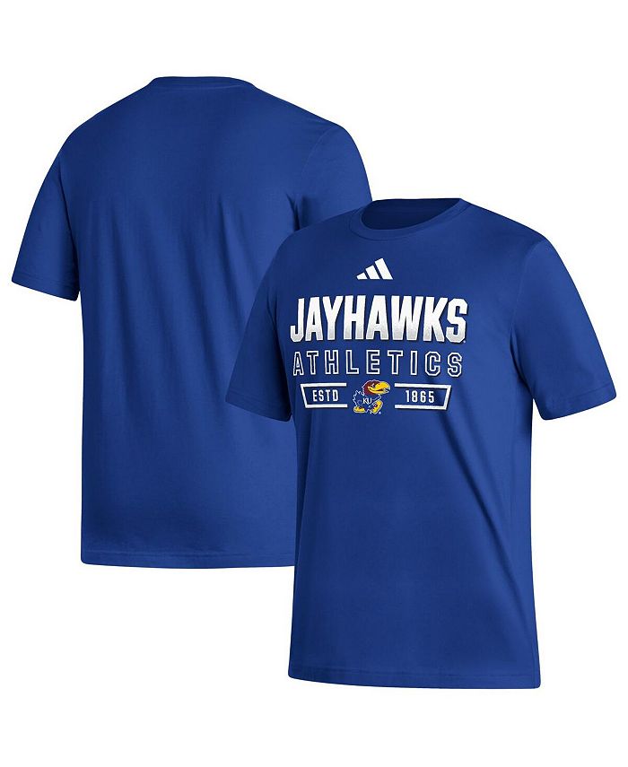 adidas Men's Royal Kansas Jayhawks Head of Class Fresh T-shirt - Macy's