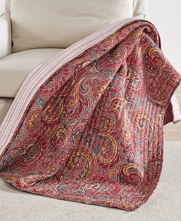 Levtex Home Kimpton Reversible Quilted Throw, 50" x 60" - Macy's