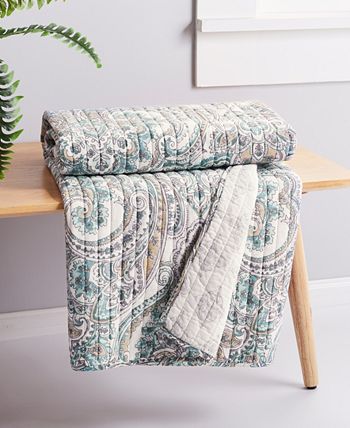 Levtex Rome Reversible Quilted Throw, 50" x 60" - Macy's