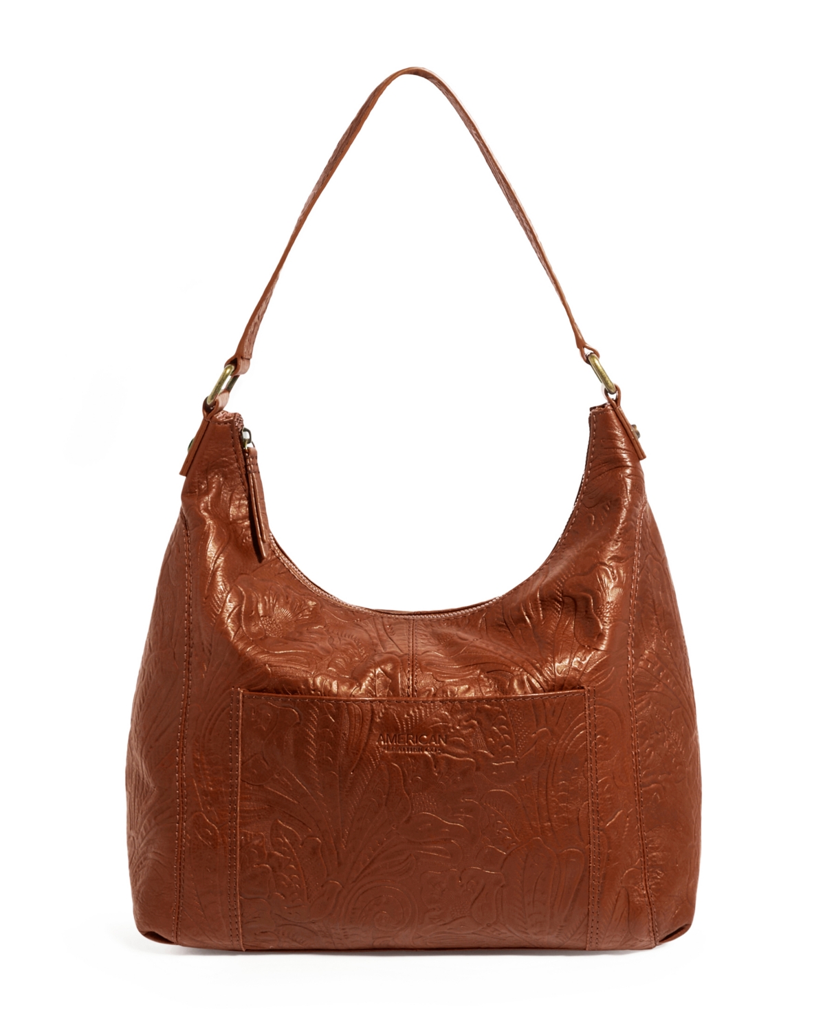 Click here for Womens Blake Hobo Bag - Brandy tooled prices