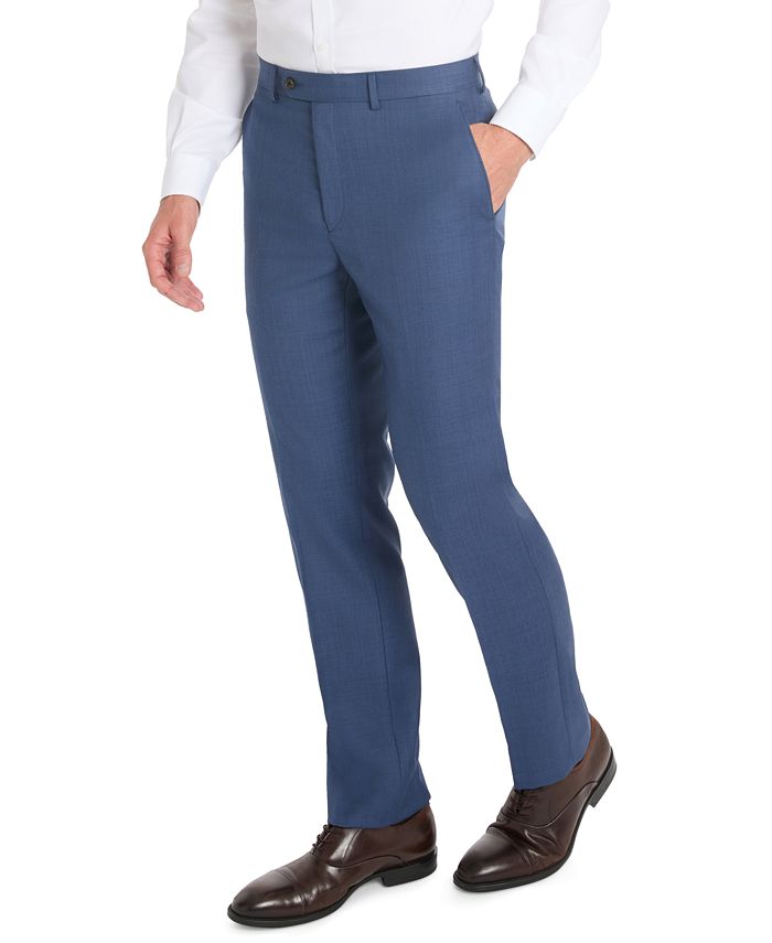 Lauren Ralph Lauren Men's Slim-Fit Sharkskin Wool-Blend Stretch Suit ...