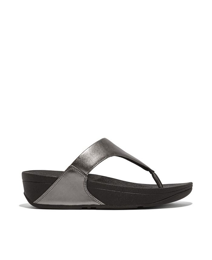 FitFlop Women's Lulu Leather Toe Post - Macy's