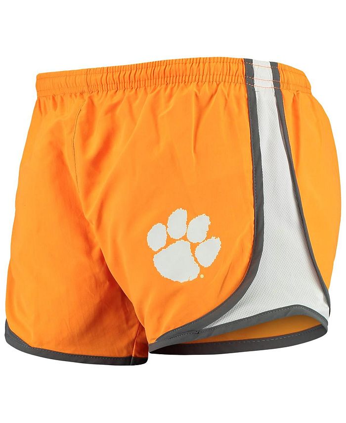 Boxercraft Women's Orange, White Clemson Tigers Elite Shorts - Macy's