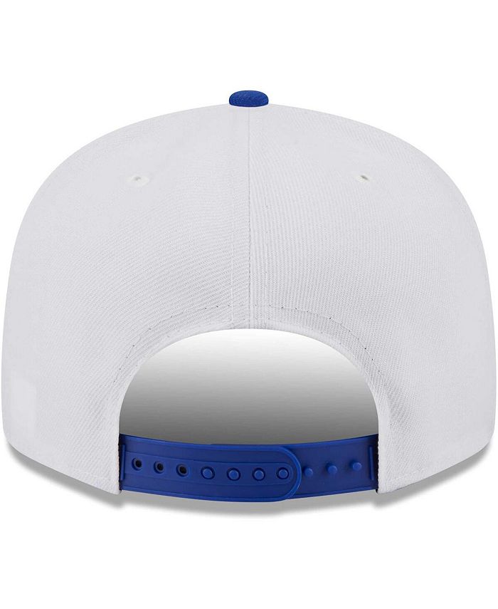 New Era Men's White New York Knicks Team Stack 9FIFTY Snapback Hat - Macy's