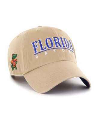 Men's '47 Brand Khaki Florida Gators District Clean Up Adjustable Hat ...