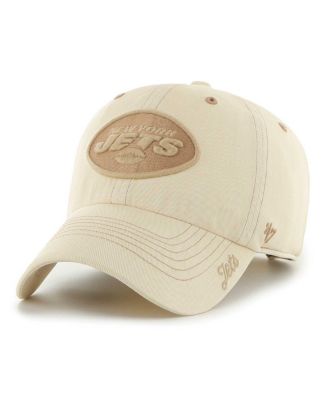 Women's '47 Brand Cream New York Jets Haze Miata Clean Up Adjustable ...