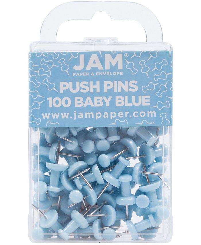JAM Paper Colorful Push Pins - Pushpins - 100 Per Pack - Macy's
