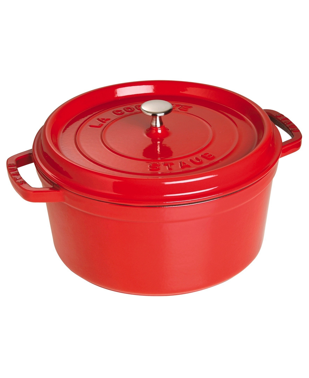 Click here for Staub Cast Iron 7-Qt. Round Dutch Oven - Cherry prices