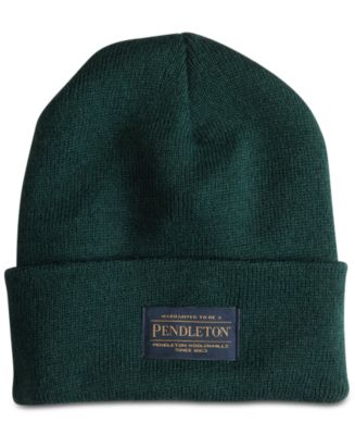 Pendleton Men's Foldover Cuff Logo Beanie - Macy's