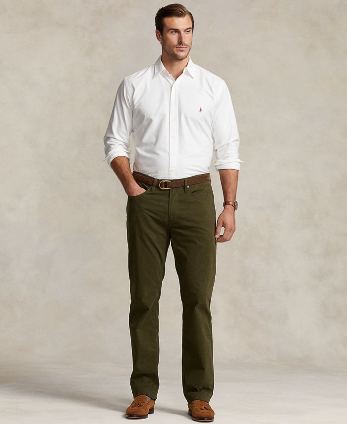 Polo Ralph Lauren Men's Big & Tall Stretch Classic Fit Sateen Pants - Macy's