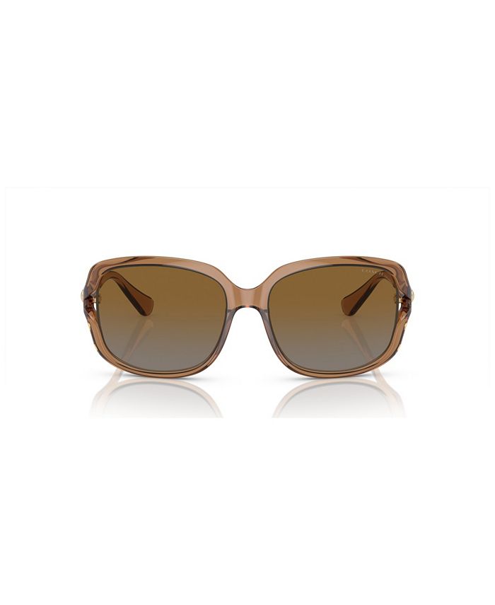 COACH Women's L149 Polarized Sunglasses, Gradient HC8169 - Macy's