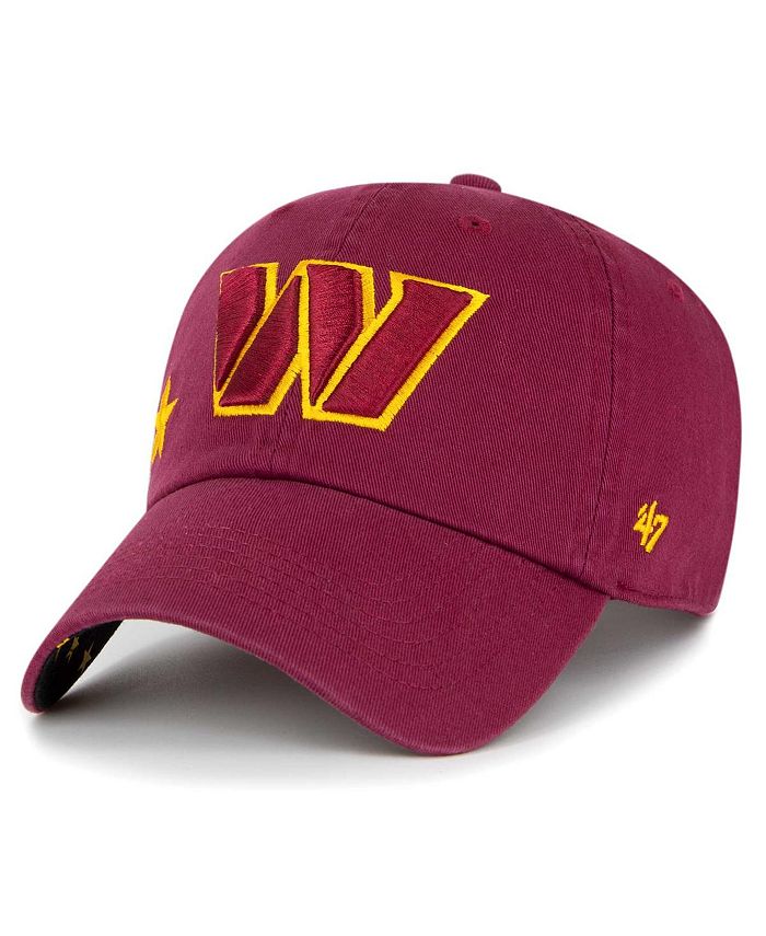 '47 Brand Women's Burgundy Washington Commanders Confetti Icon Clean Up ...