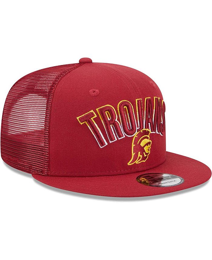 New Era Men's Cardinal USC Trojans Grade Trucker 9FIFTY Snapback Hat - Macy's