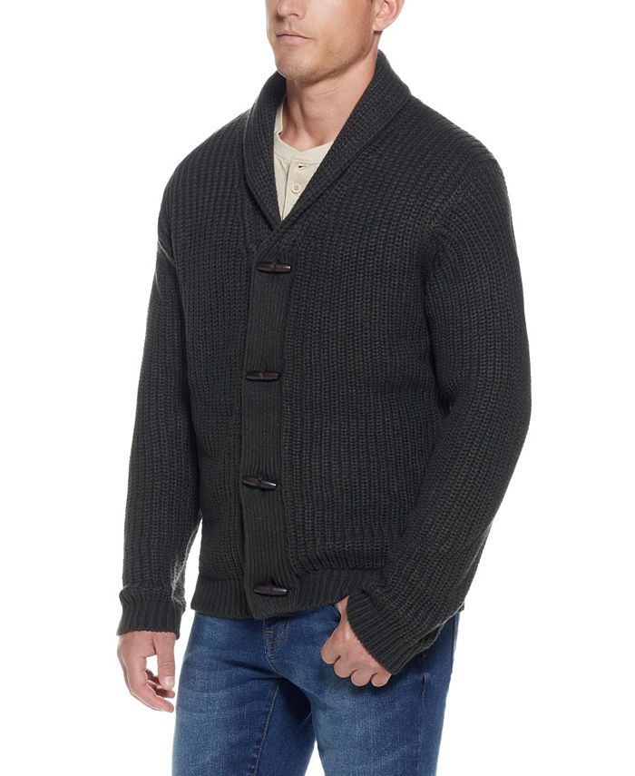Weatherproof Vintage Men's Lined Toggle Cardigan Sweater - Macy's