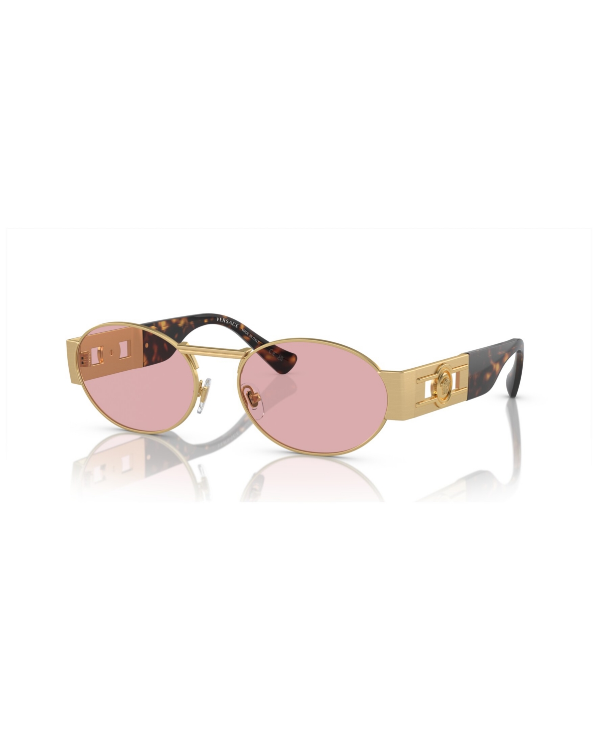 Click here for Versace Unisex Metal Oval Sunglasses  VE2264 - Mat... prices