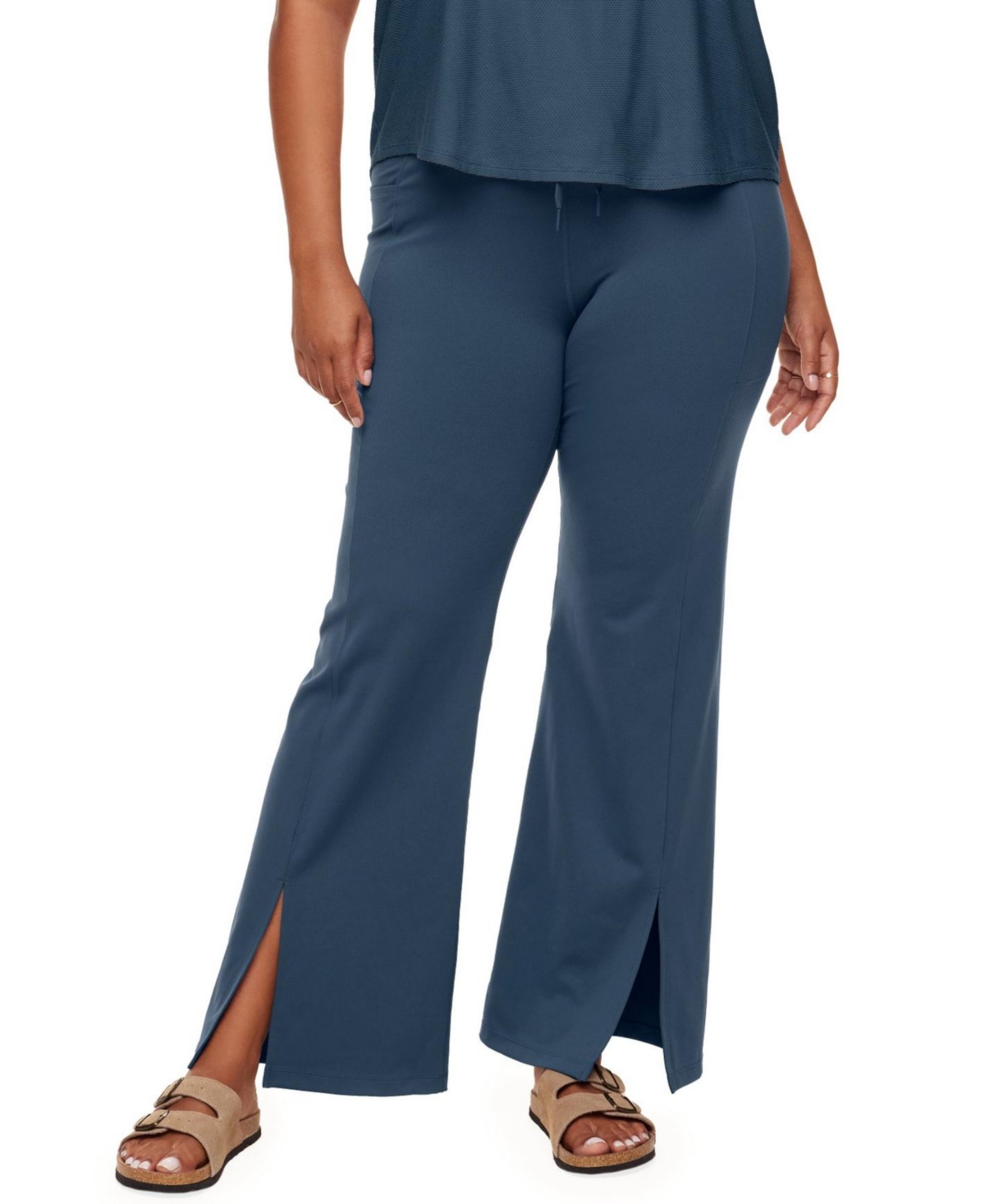 Click here for Adore Me Plus Size Cora Cozy Flare Leggings - Dark... prices