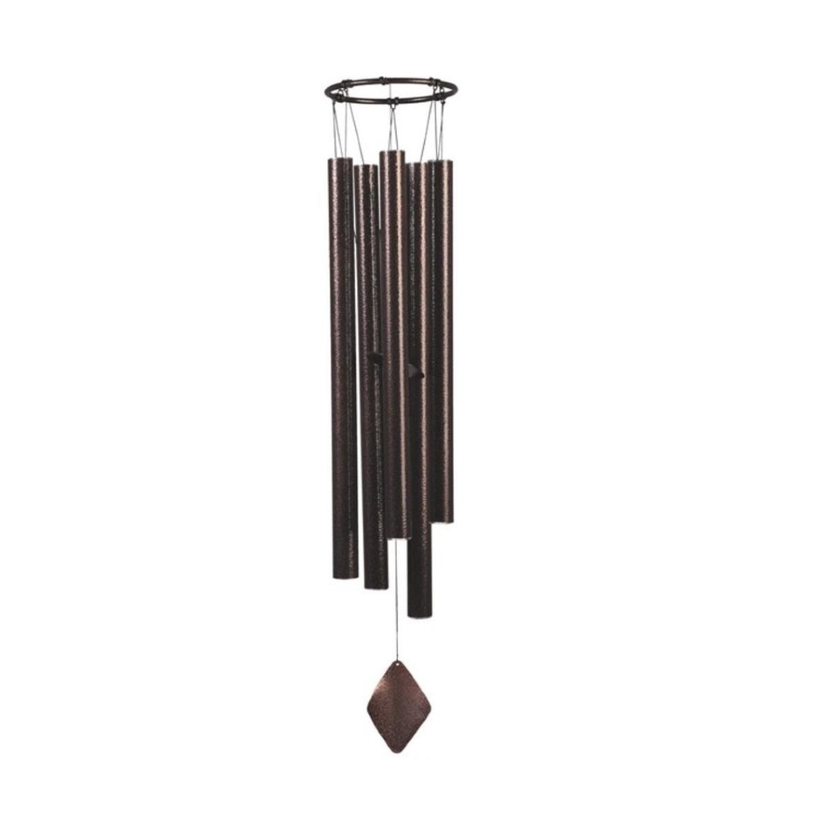 Click here for 50 Long Dark Brown Metal Tubes Traditional Wind Ch... prices