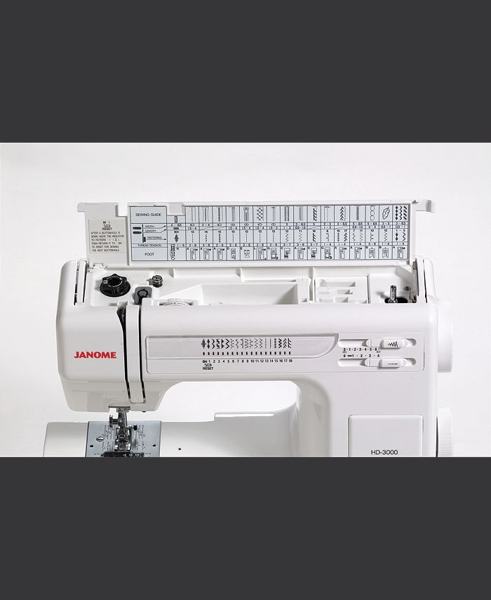 Janome HD3000 Heavy Duty Mechanical Sewing and Quilting Machine - Macy's