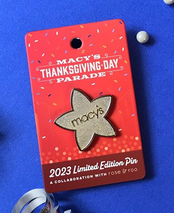 Rose & Roo 2023 Macy's Thanksgiving Day Parade Star Pin - Macy's