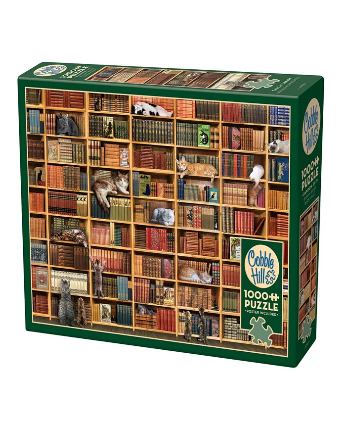 Cobble Hill the Cat Library Puzzle - Macy's