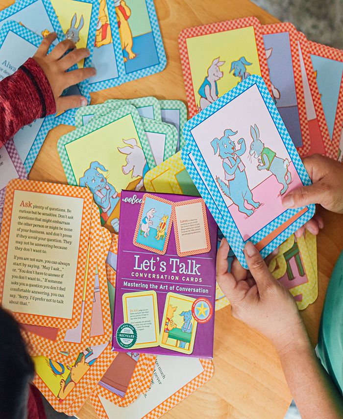 Eeboo Let's Talk Conversation Cards - Macy's