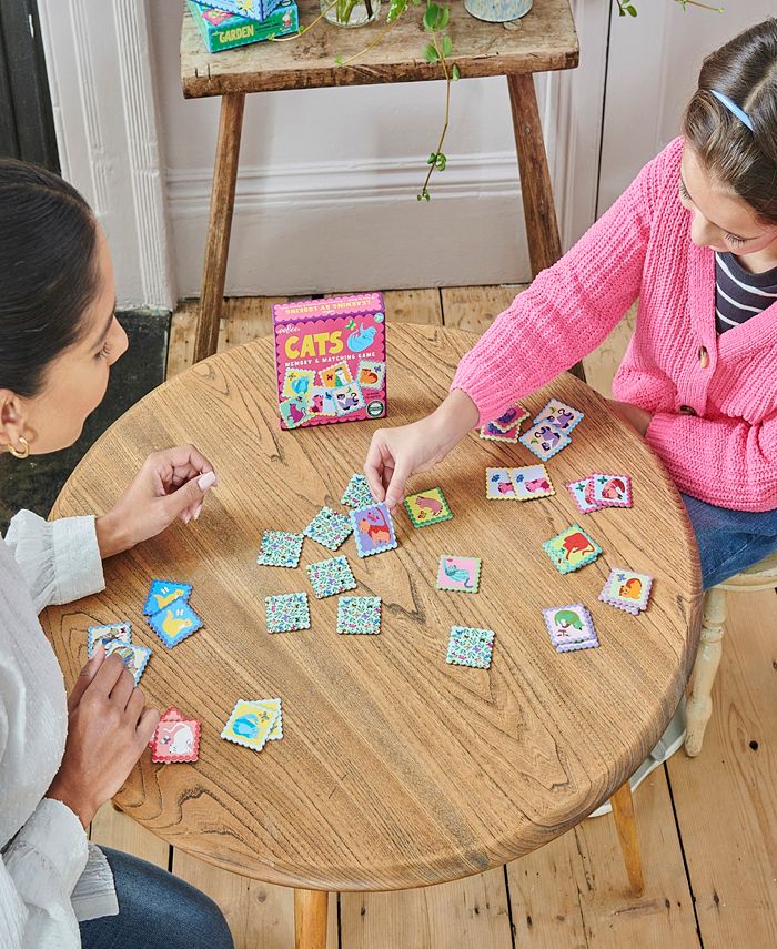 Eeboo Cats Little Square Memory Game - Macy's