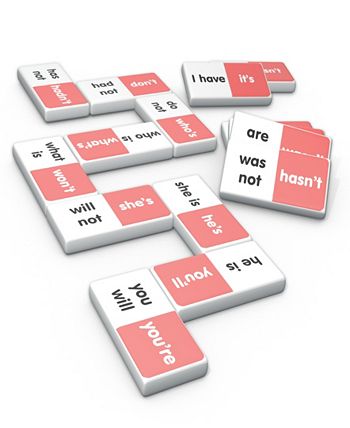 Junior Learning Contraction Dominoes Language Arts - Macy's