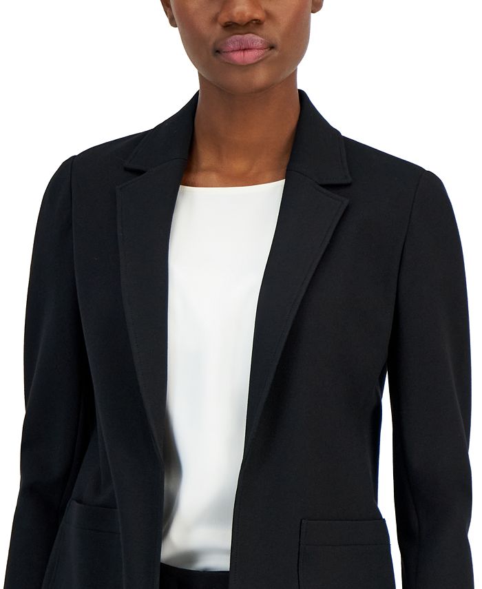 Anne Klein Women's Compression Notched Collar Blazer - Macy's