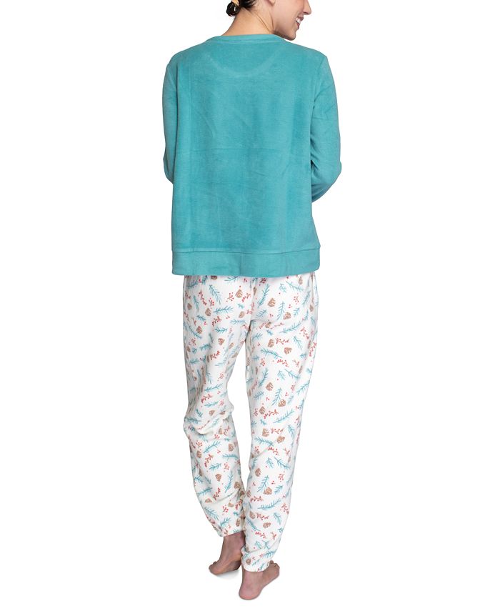 Hanes Women's Animal-Print 2-Pc. Lounge & Pajama Set - Macy's
