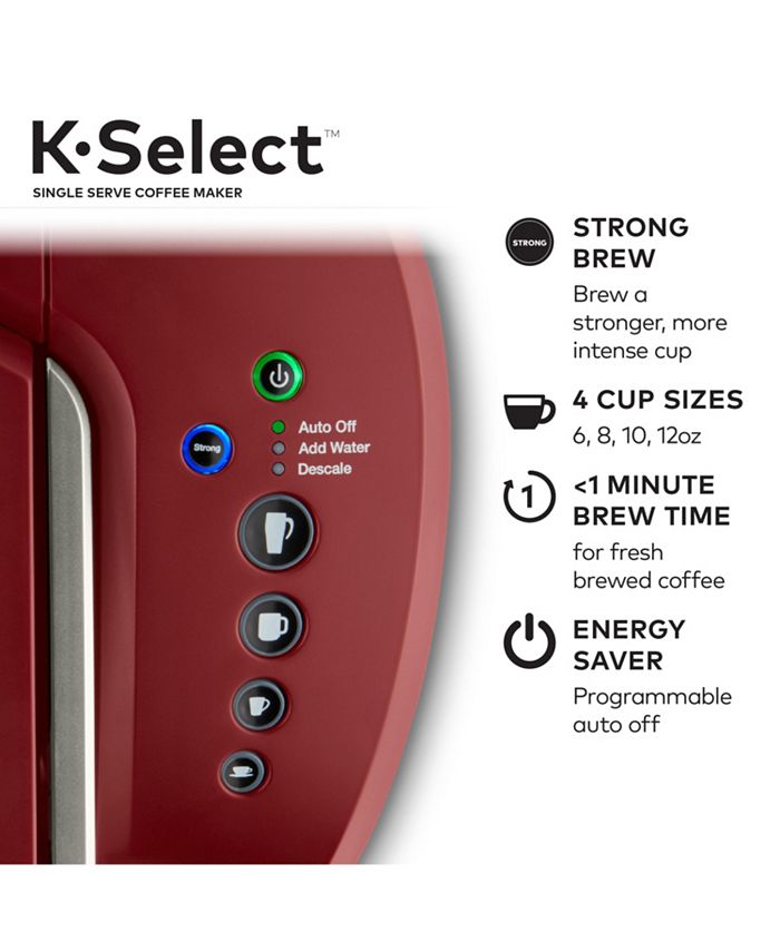 Keurig K-Select Single-Serve Quick-Brew Coffee Maker - Macy's
