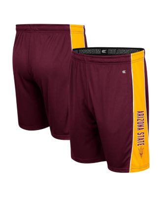 Men's Colosseum Maroon Arizona State Sun Devils Panel Shorts - Macy's