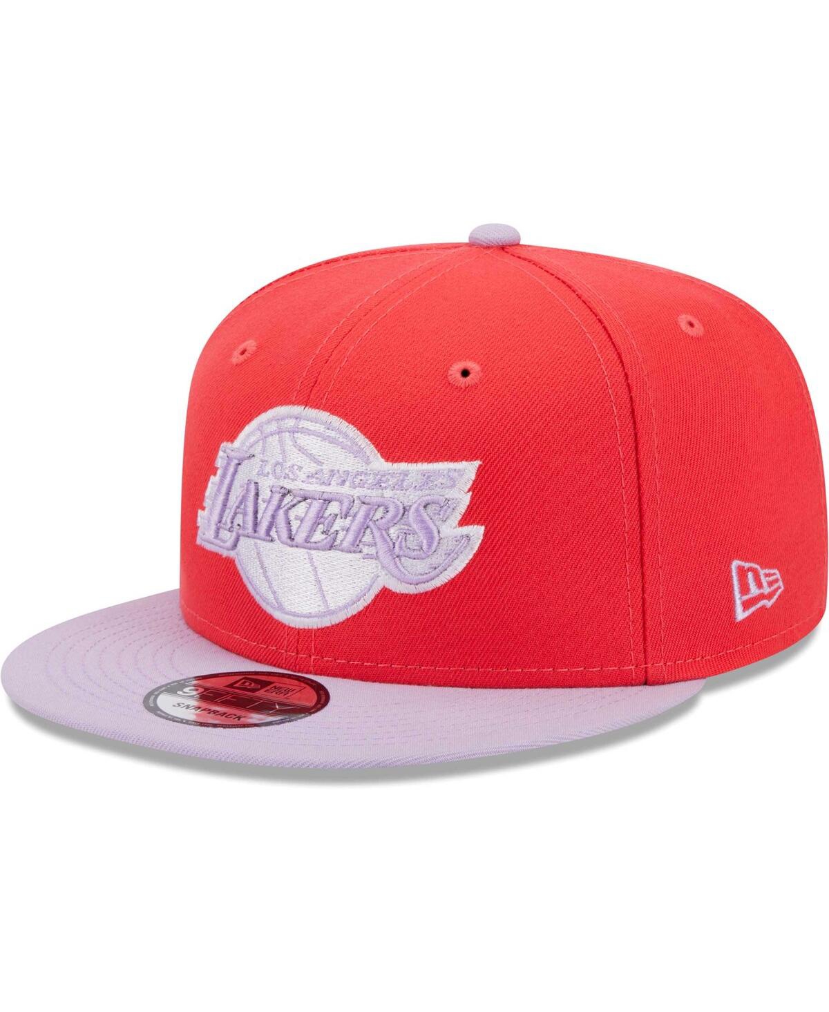 New Era Men's Red, Lavender Los Angeles Lakers 2-tone Color Pack 9fifty ...