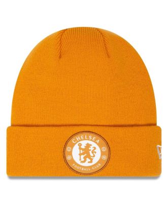 Men's New Era Orange Chelsea Team Cuffed Knit Hat - Macy's