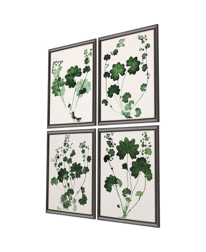Paragon Picture Gallery Forest Foliage Framed Art, Set of 4 - Macy's