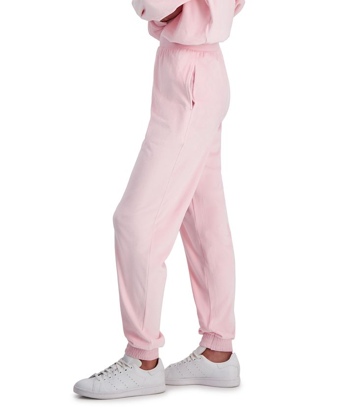 Grayson Threads, The Label Juniors' High-Rise Velour Joggers - Macy's