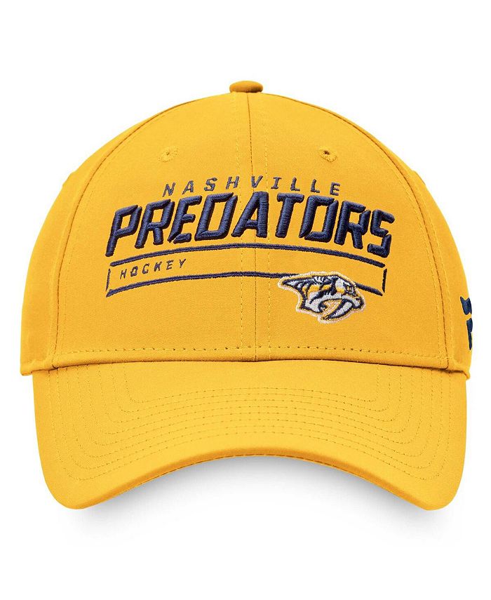 Fanatics Men's Gold Nashville Predators Authentic Pro Rinkside ...