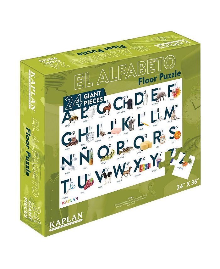 Kaplan Early Learning Alphabet - El Alfabeto - Spanish Floor Puzzle ...