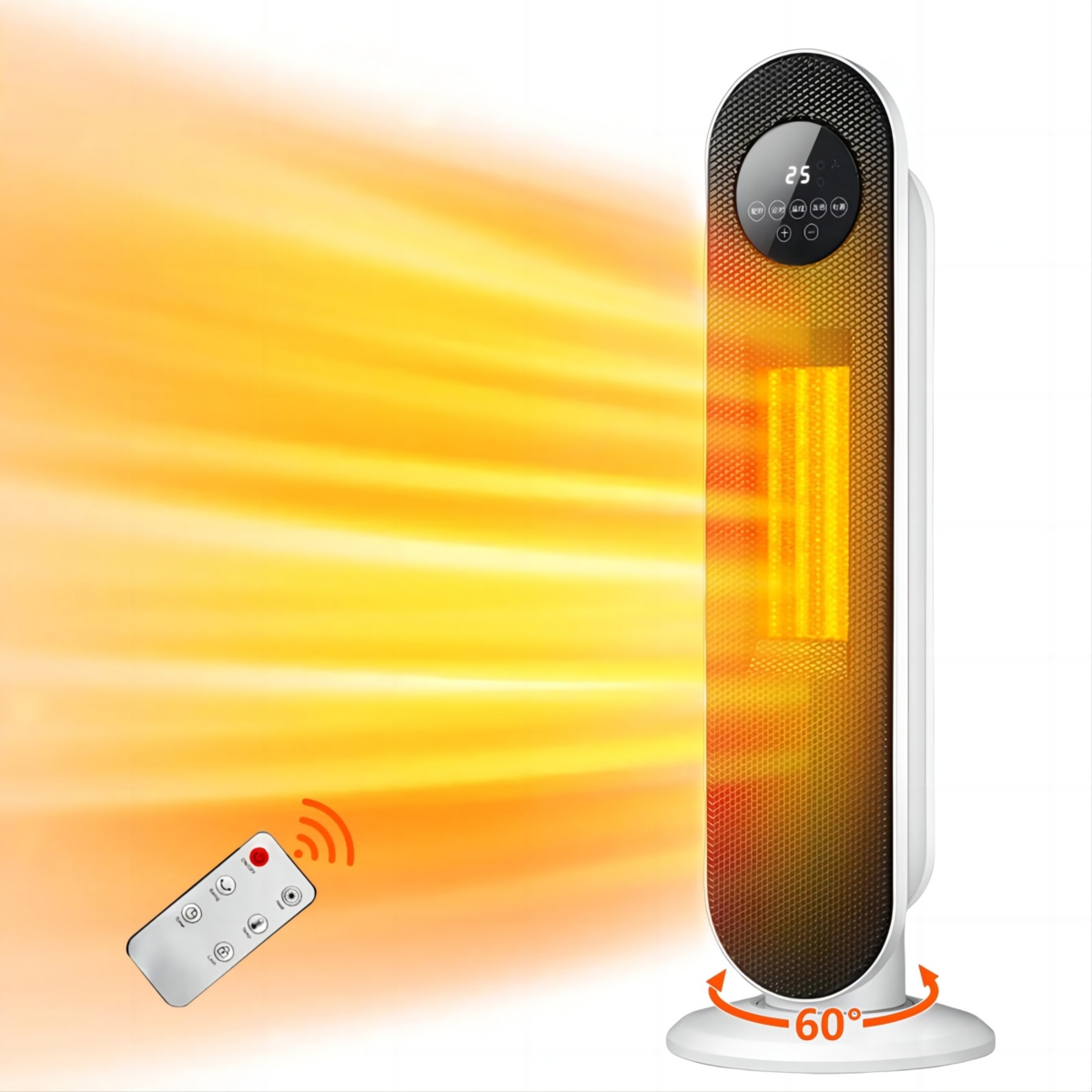 Click here for Sugift 1500W Portable Oscillating Electric Space H... prices